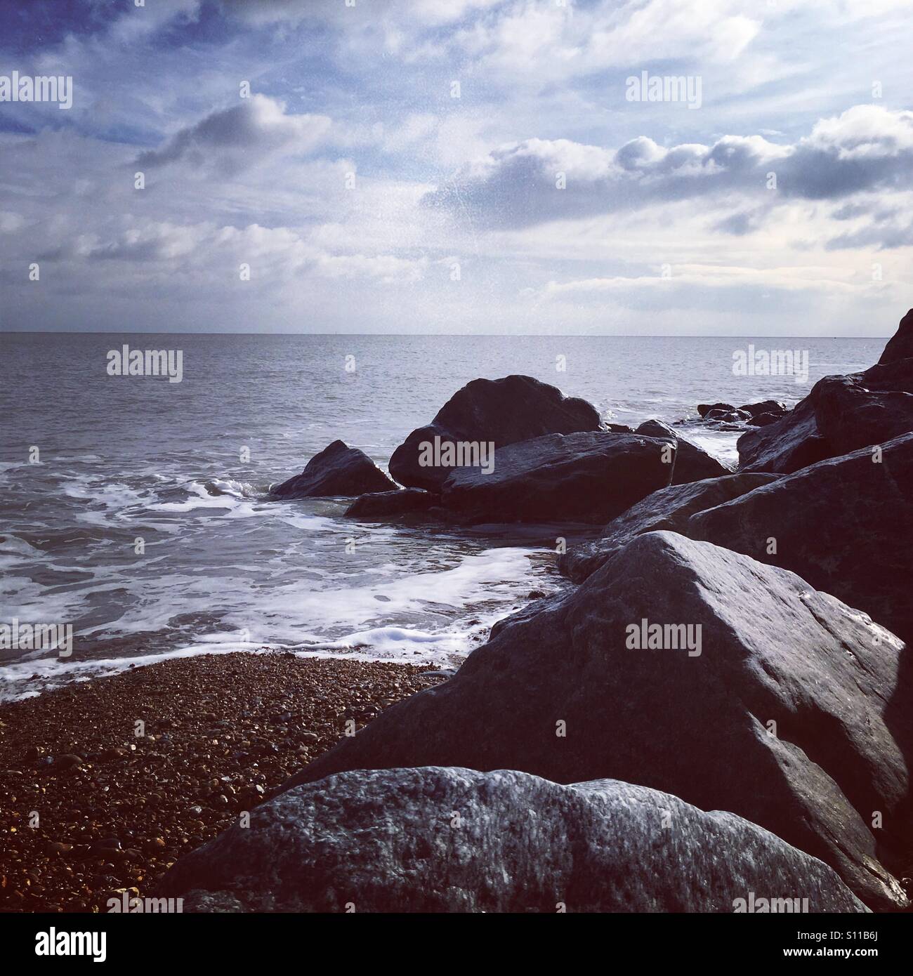 Beach and sea rocks hi-res stock photography and images - Alamy