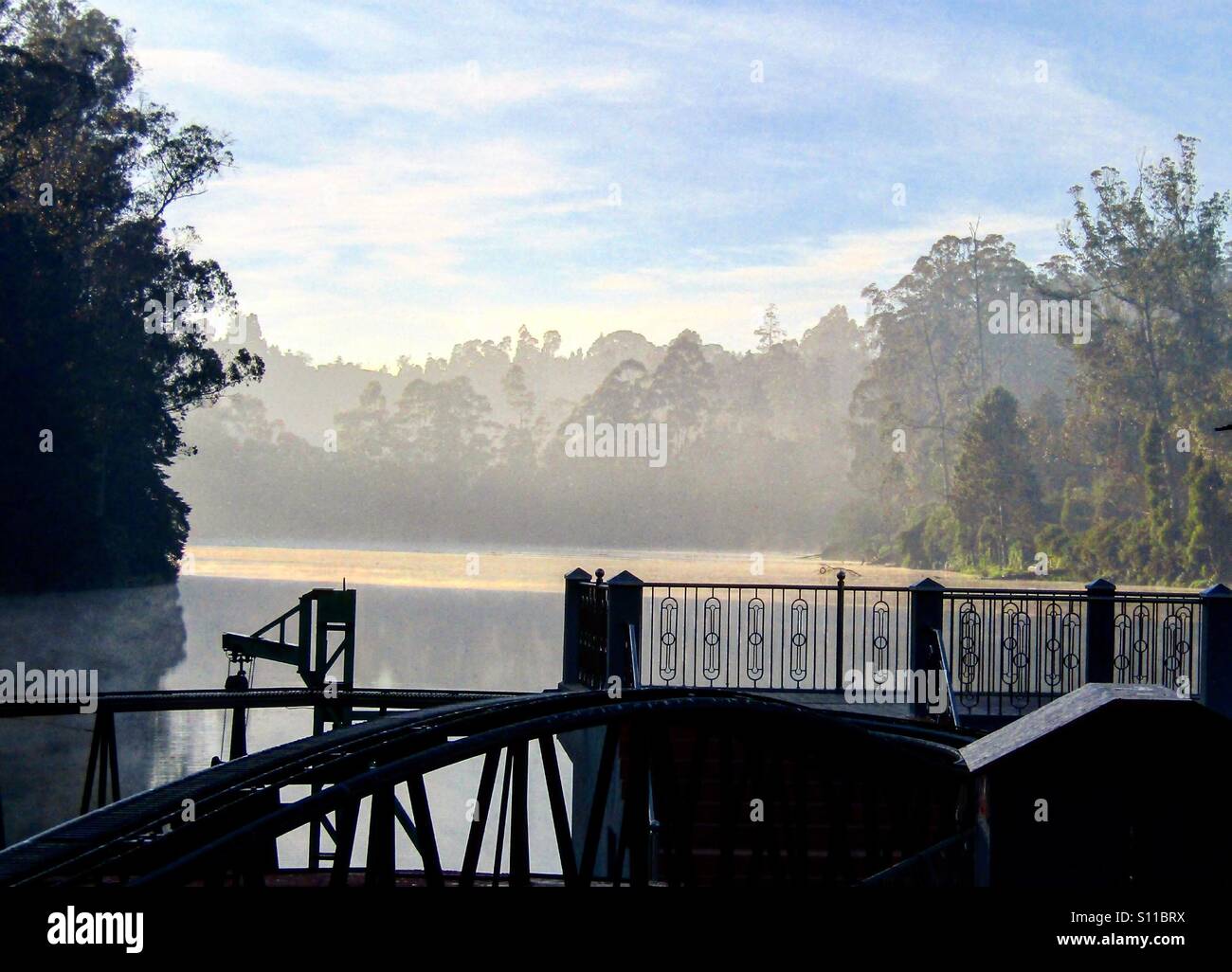 Lake side view Stock Photo - Alamy