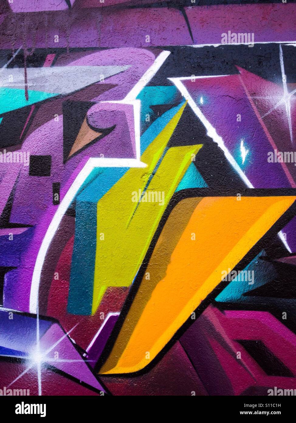 Graffiti fragment hi-res stock photography and images - Alamy