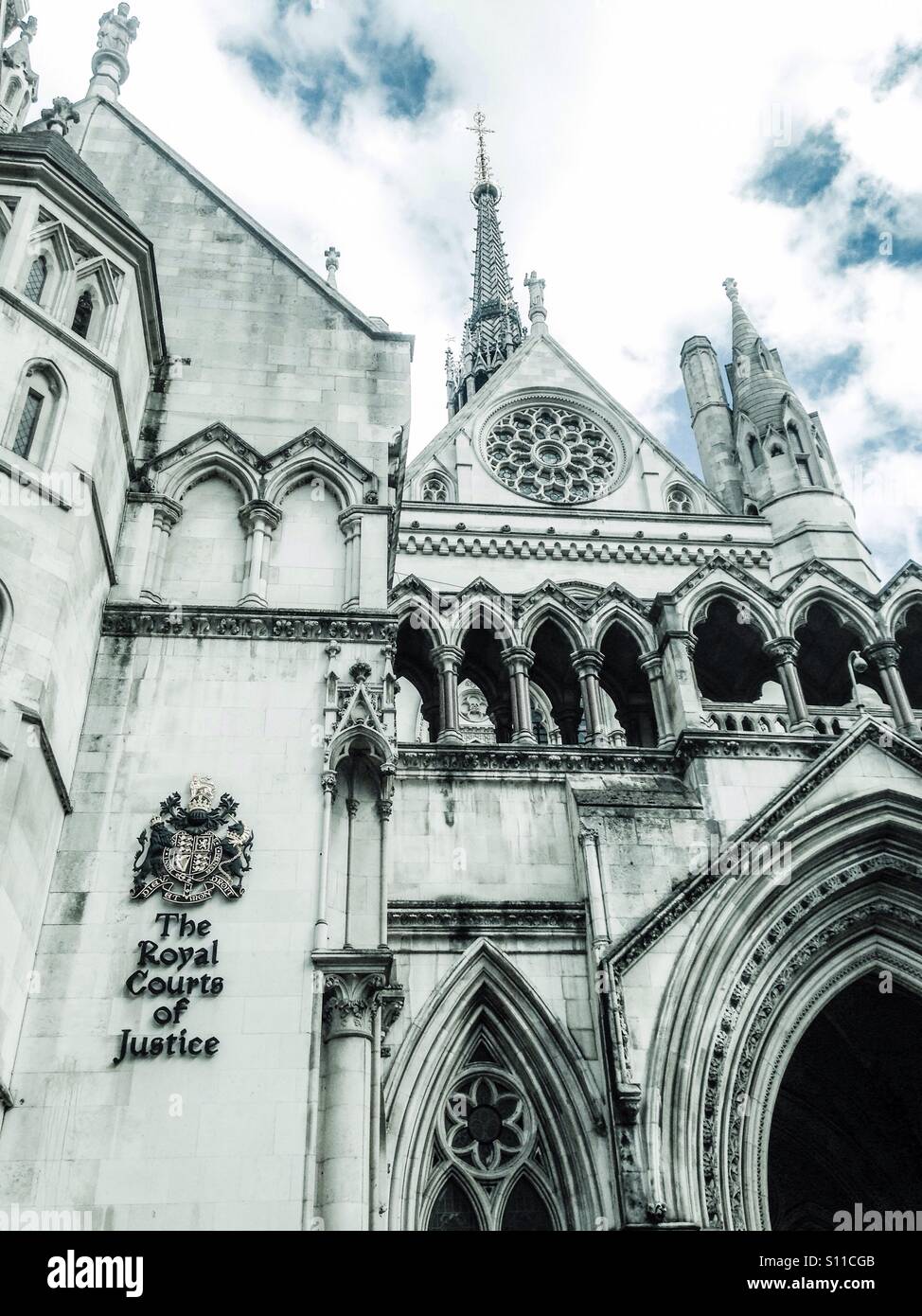 The Royal Courts of Justice Stock Photo - Alamy
