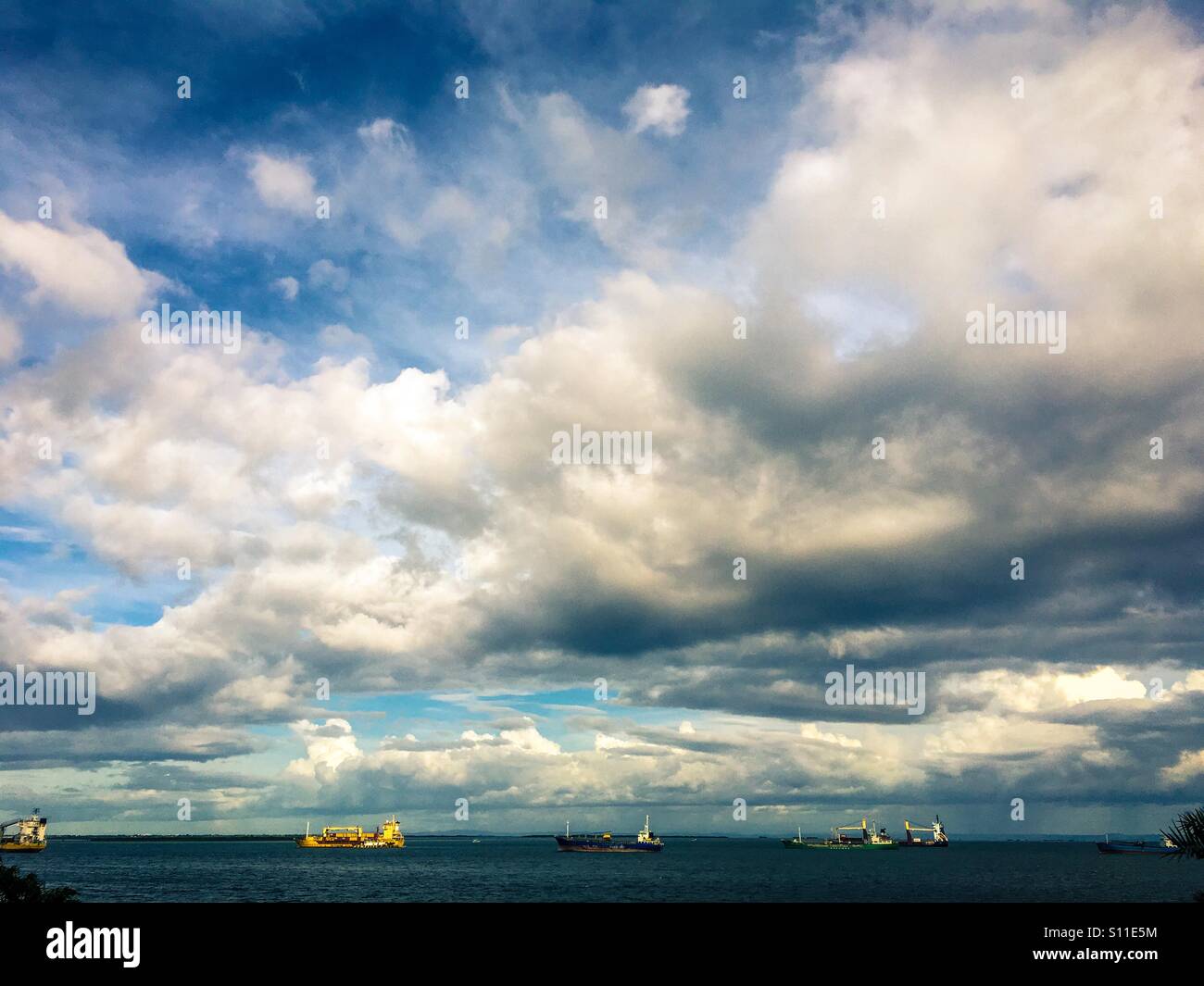 Bluish clouds hi-res stock photography and images - Alamy