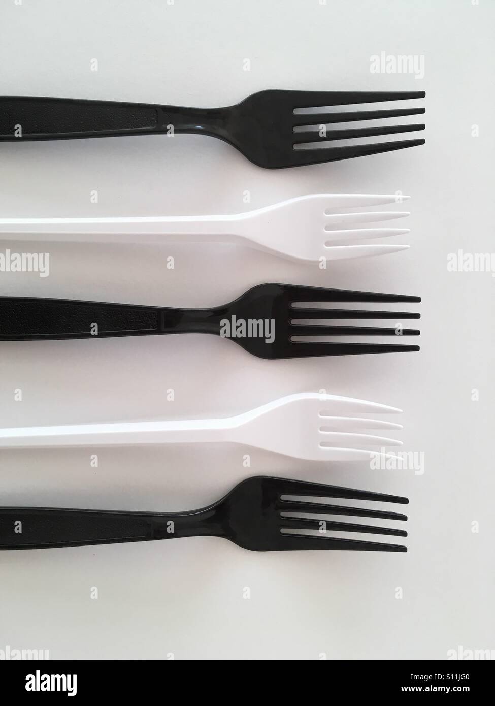 Black and white fork hi-res stock photography and images - Alamy