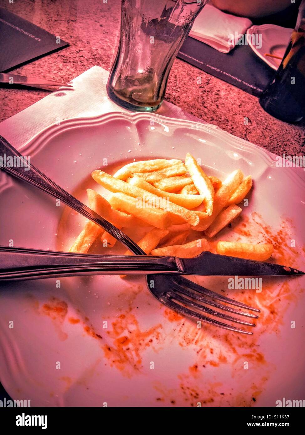 Leftover chips hi-res stock photography and images - Alamy