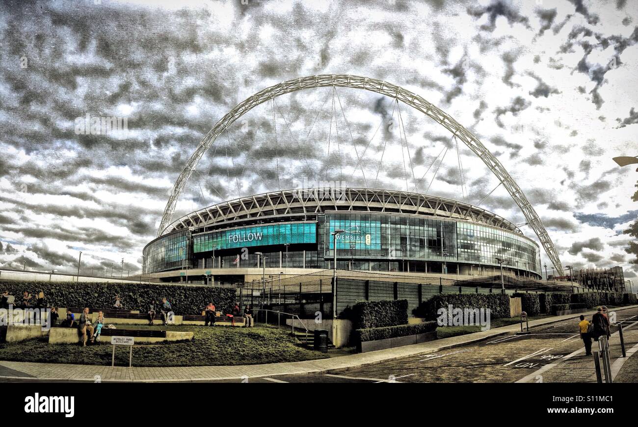 Wembley Stadium Panorama Stock Photo - Alamy