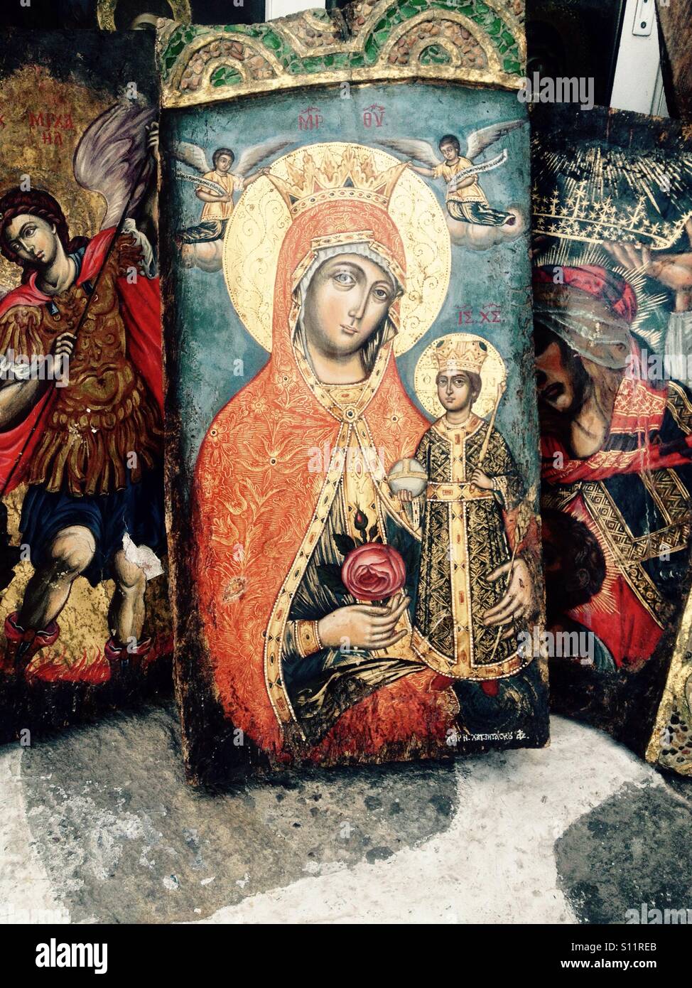 Holy paint hi-res stock photography and images - Alamy