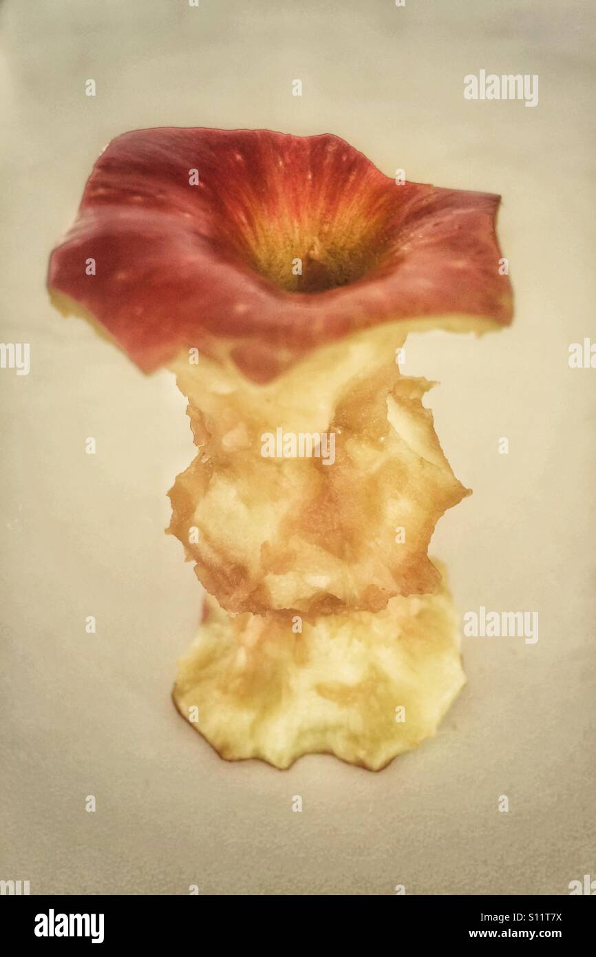 Apple with rotten core hi-res stock photography and images - Alamy