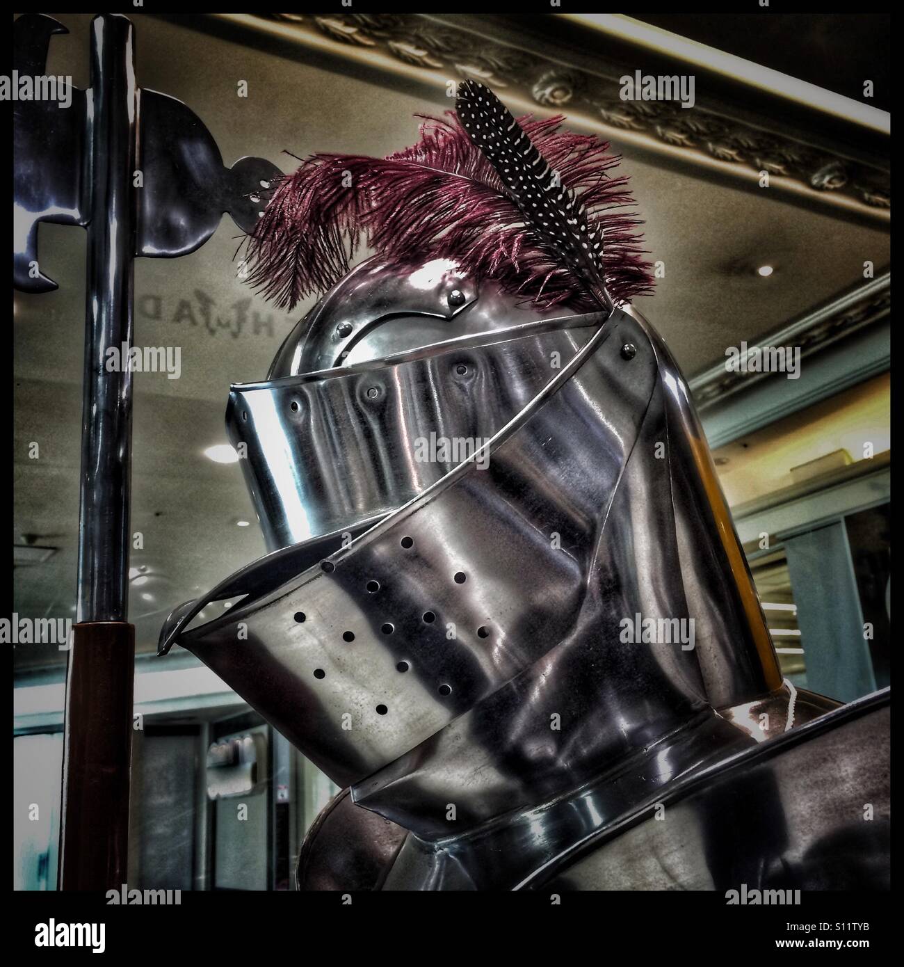 Armour with feathers Stock Photo - Alamy