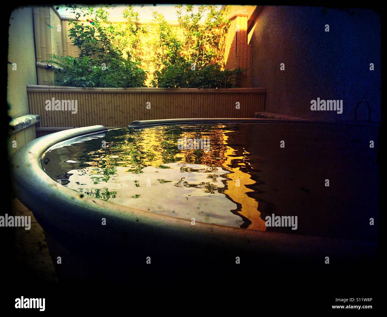 Rotemburo Outdoor Hot Springs Bath Stock Photo - Alamy