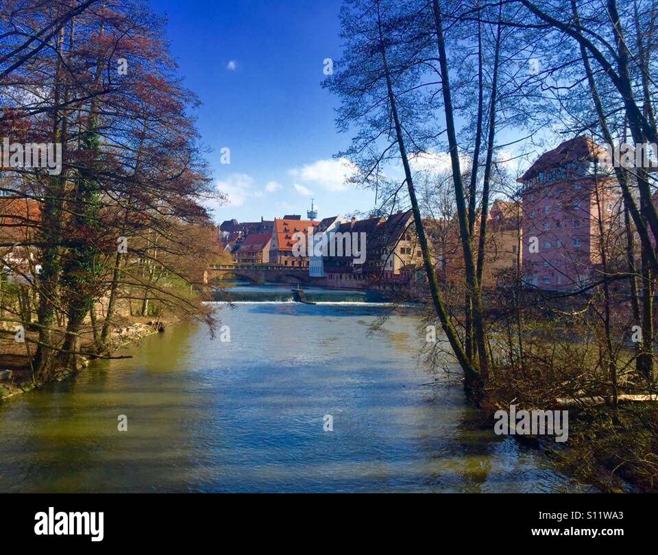 River in Germany Stock Photo - Alamy