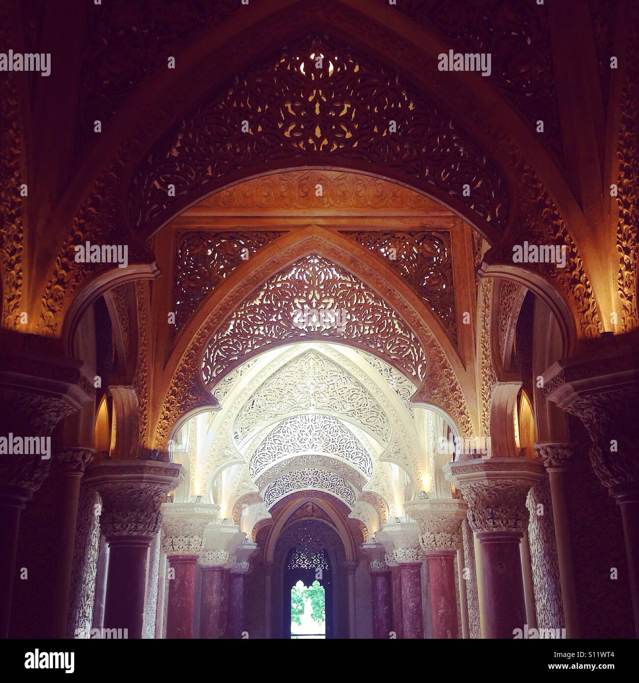 Beautiful palace interior Stock Photo - Alamy