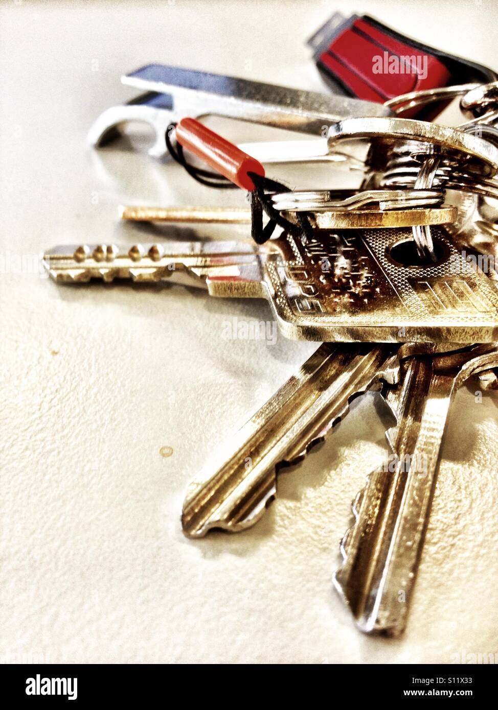 A bunch of keys Stock Photo - Alamy