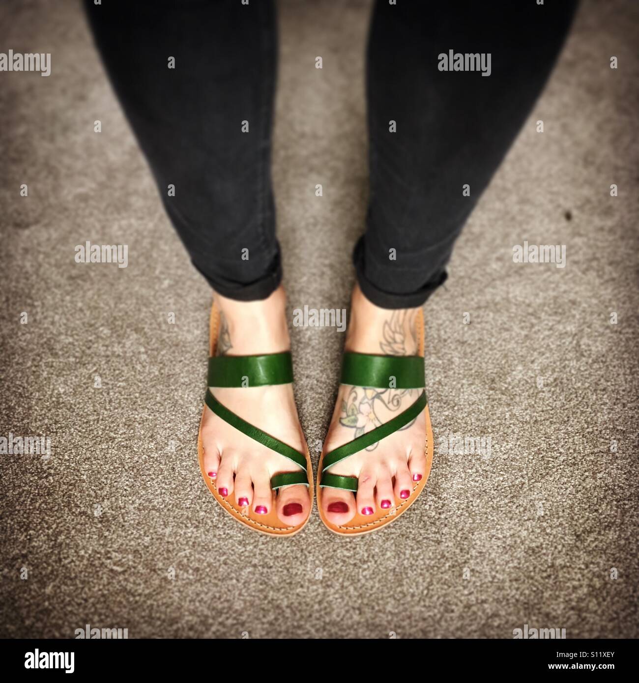 Greek shoes hi-res stock photography and images - Alamy