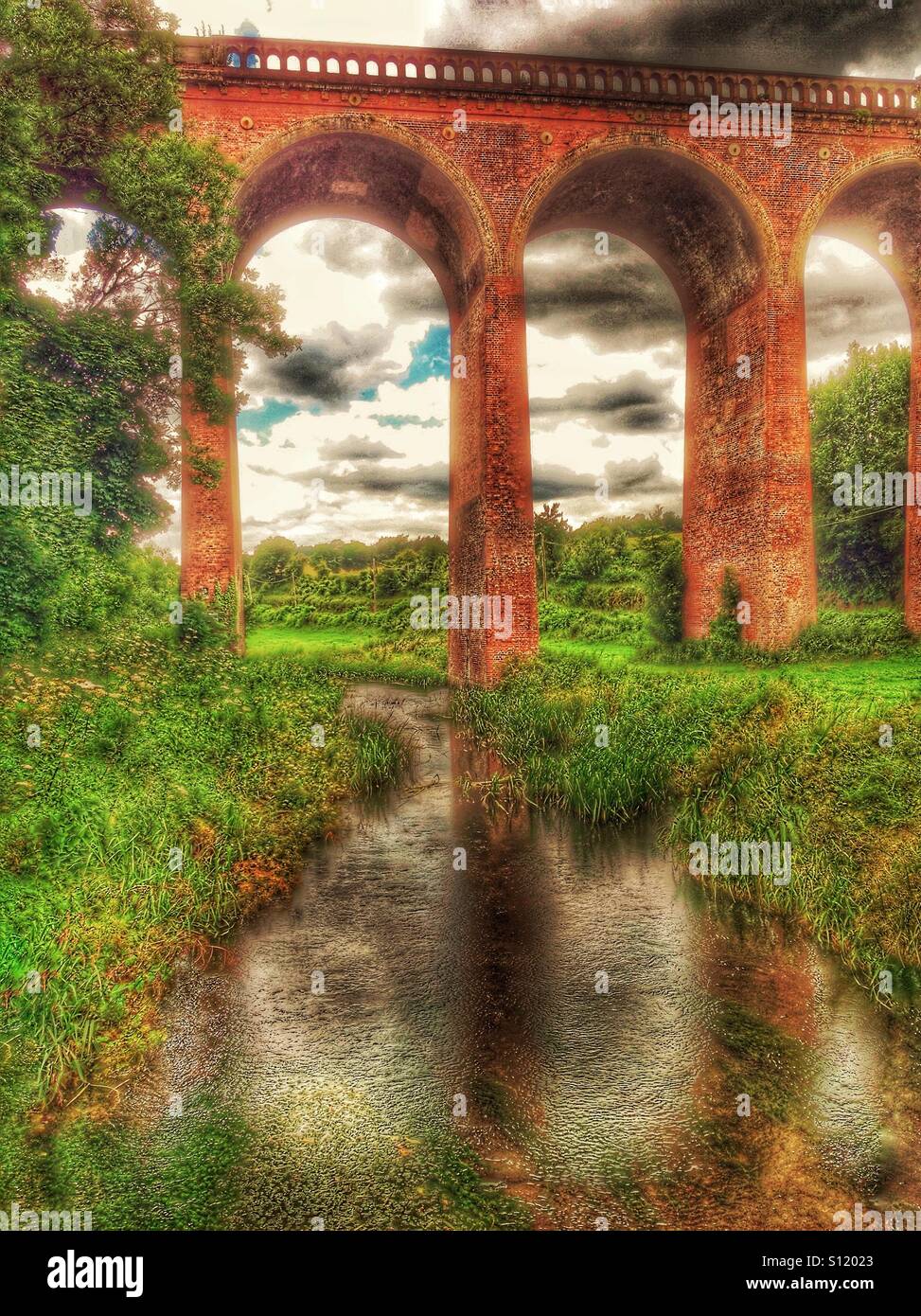Viaduct in Eynsford Kent, England Stock Photo - Alamy