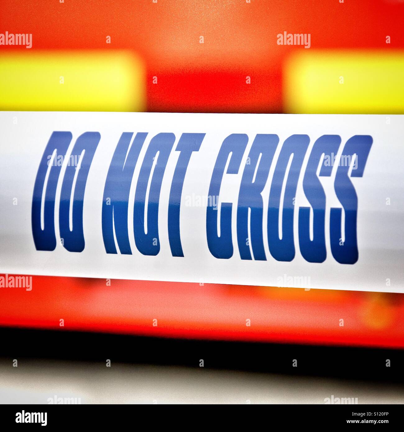 Fire scene tape hi-res stock photography and images - Alamy
