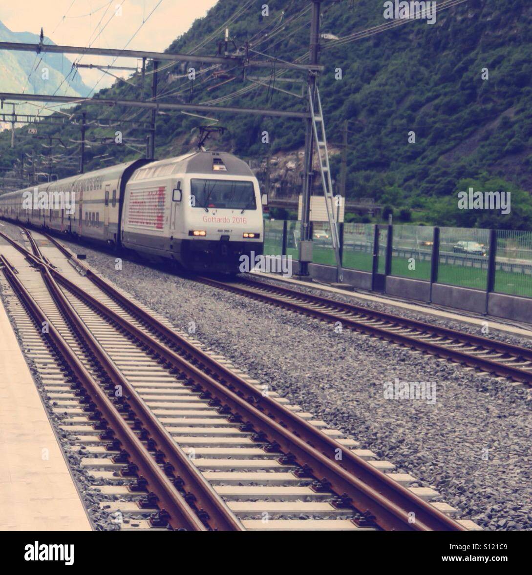 Gotthard train hi-res stock photography and images - Alamy