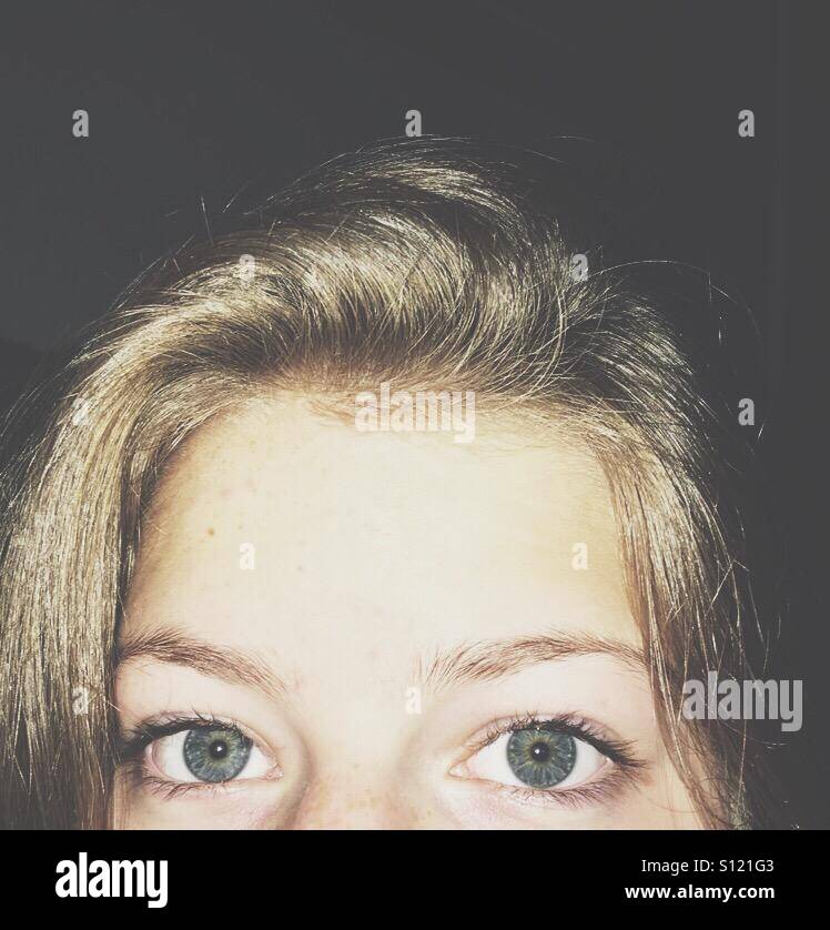 Picture of eyes taken with flash on Stock Photo - Alamy