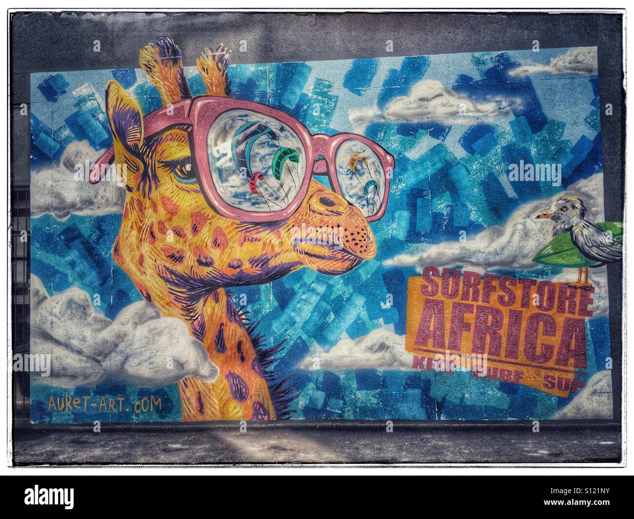 Graffiti on store wall in hi-res stock photography and images - Alamy