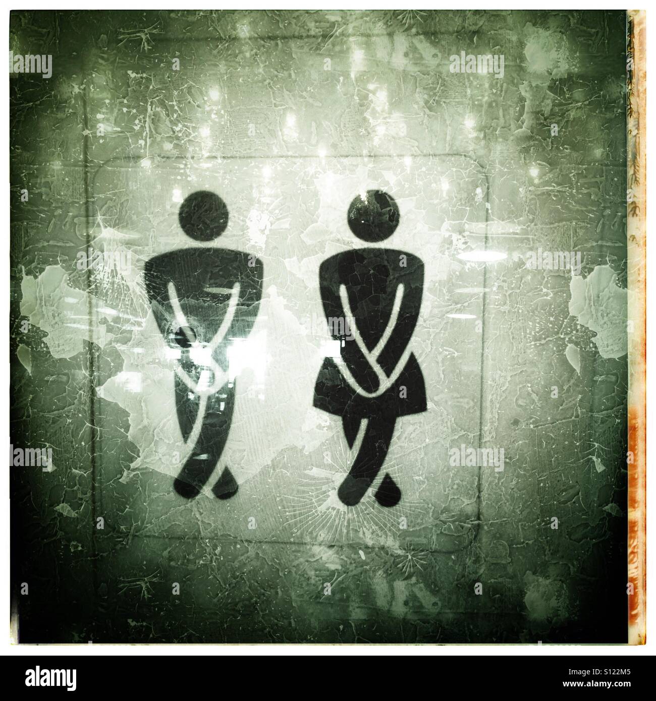 Crossed legs toilet hi-res stock photography and images - Alamy