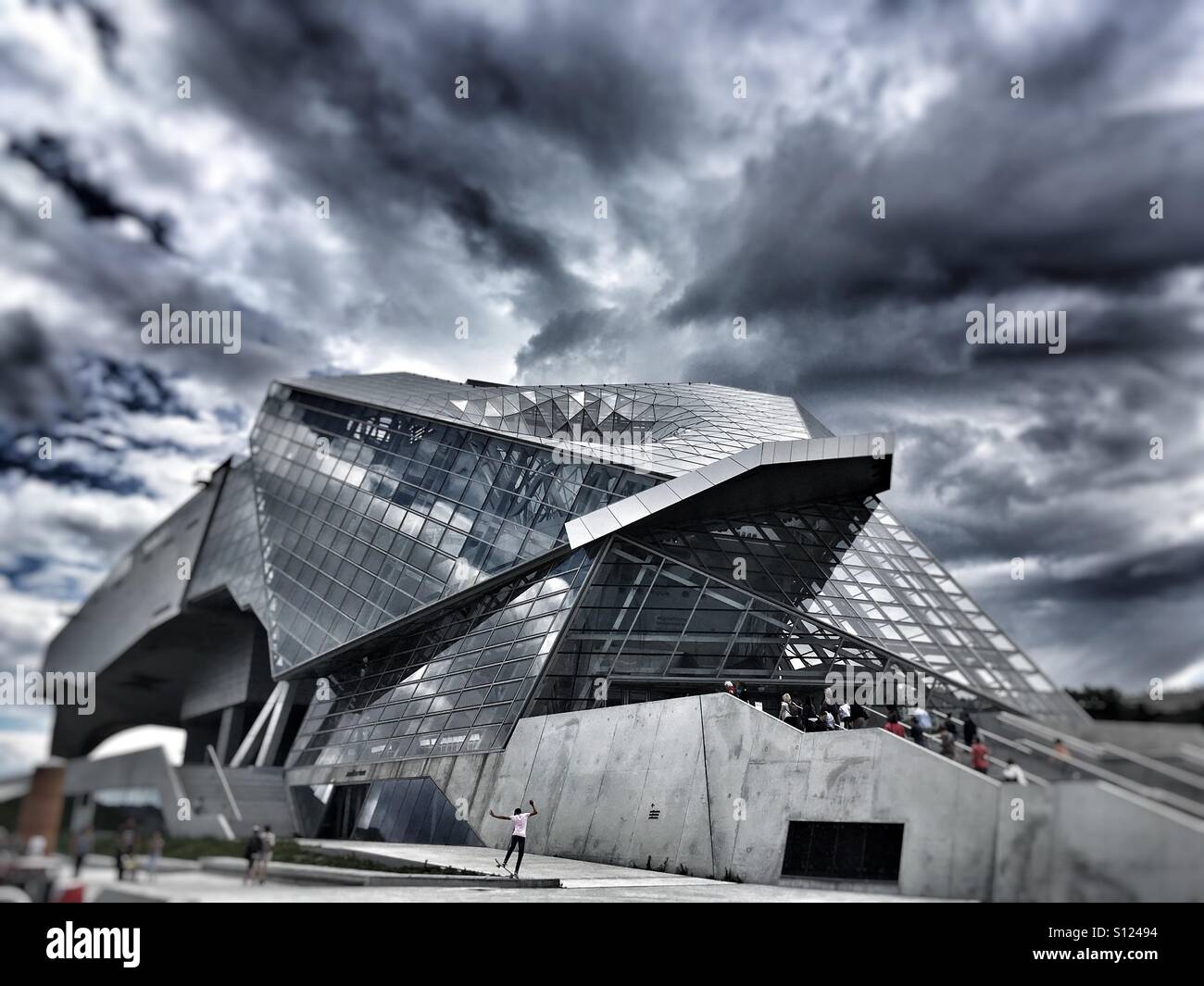 Museum Musee des Confluences in Lyon France Stock Photo - Alamy