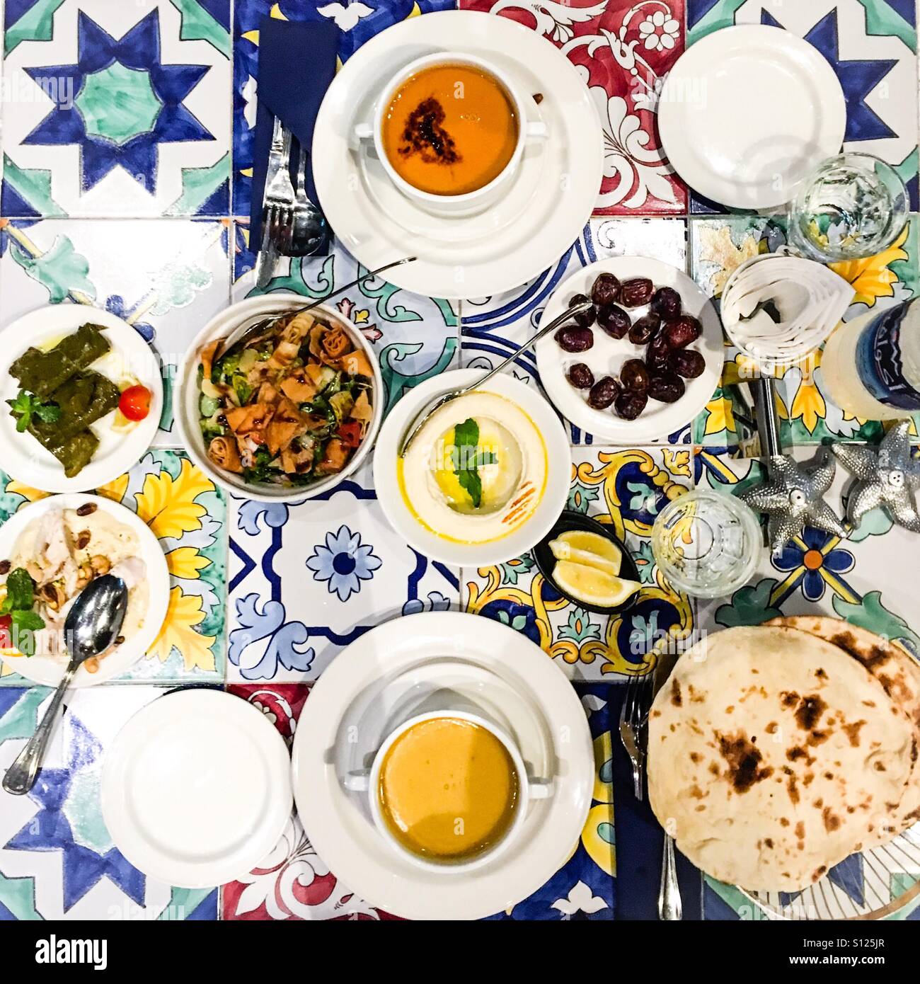 Lebanese food hi-res stock photography and images - Alamy