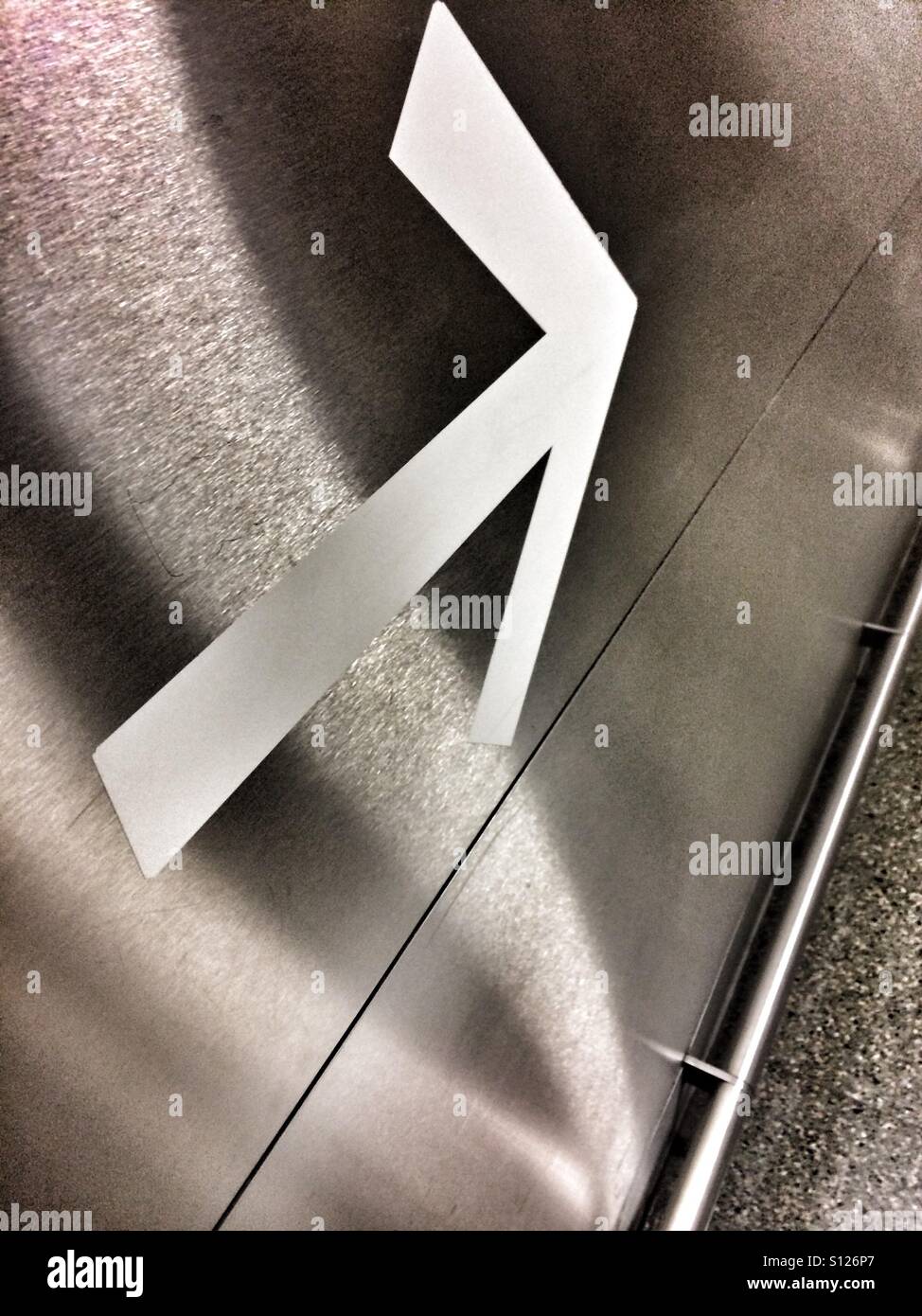Stainless steel arrow hi-res stock photography and images - Alamy