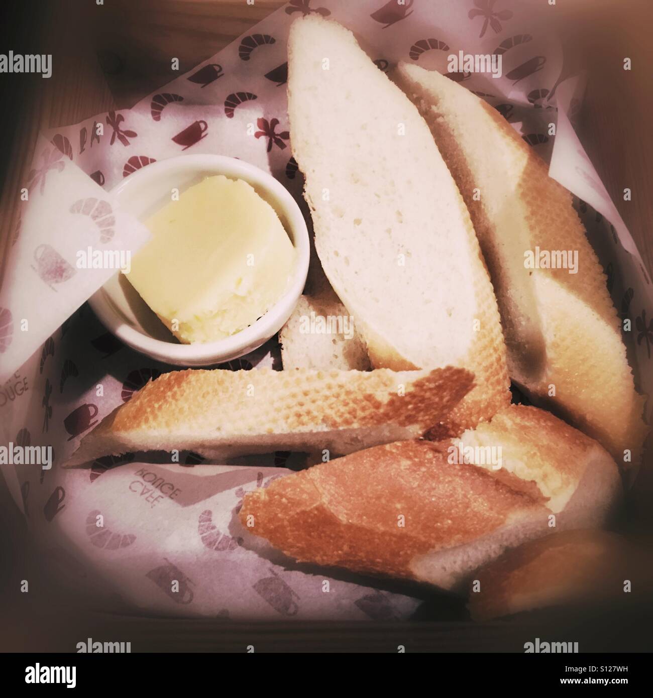 Bread and butter Stock Photo - Alamy