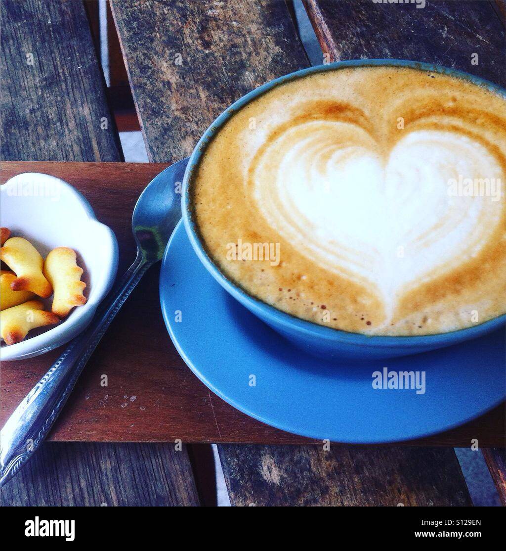 Coffee heart hi-res stock photography and images - Alamy