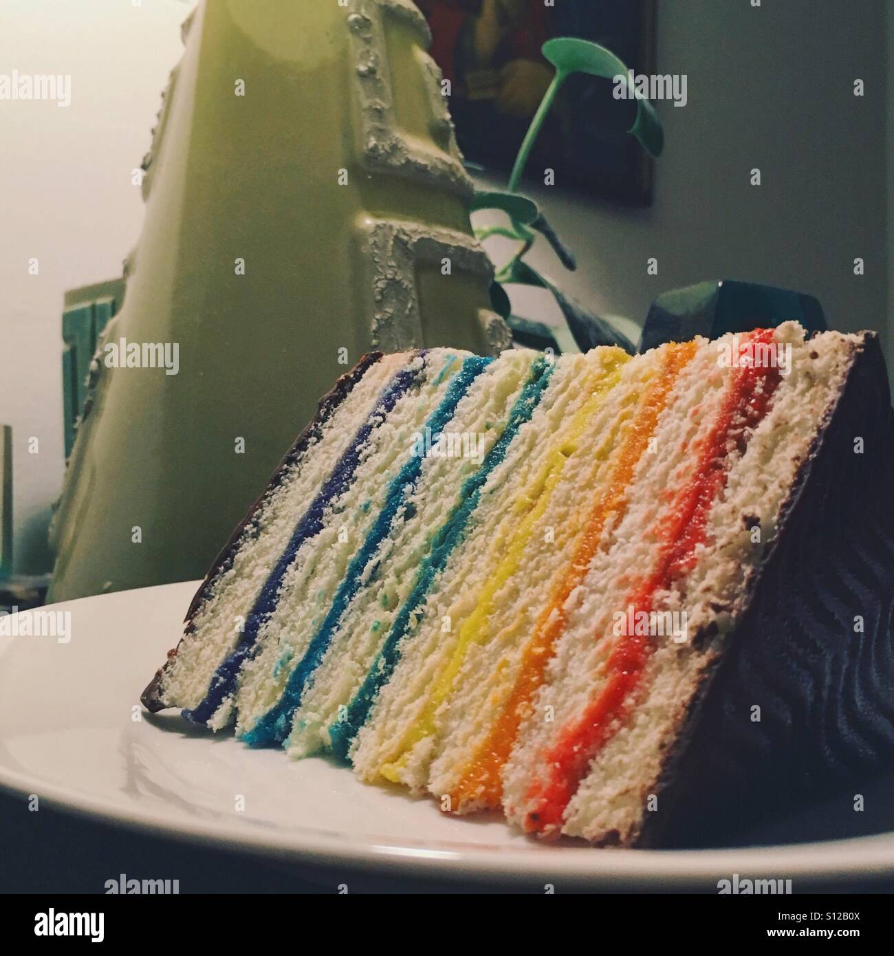 Rainbow cake hi-res stock photography and images - Alamy