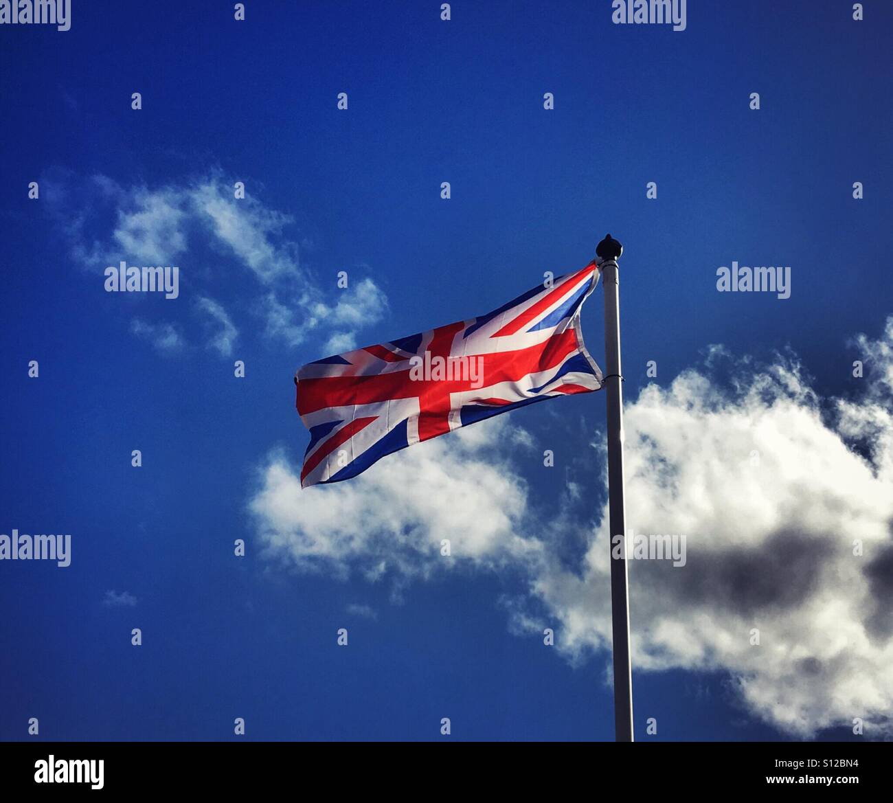 With union jack backdrop hi-res stock photography and images - Alamy