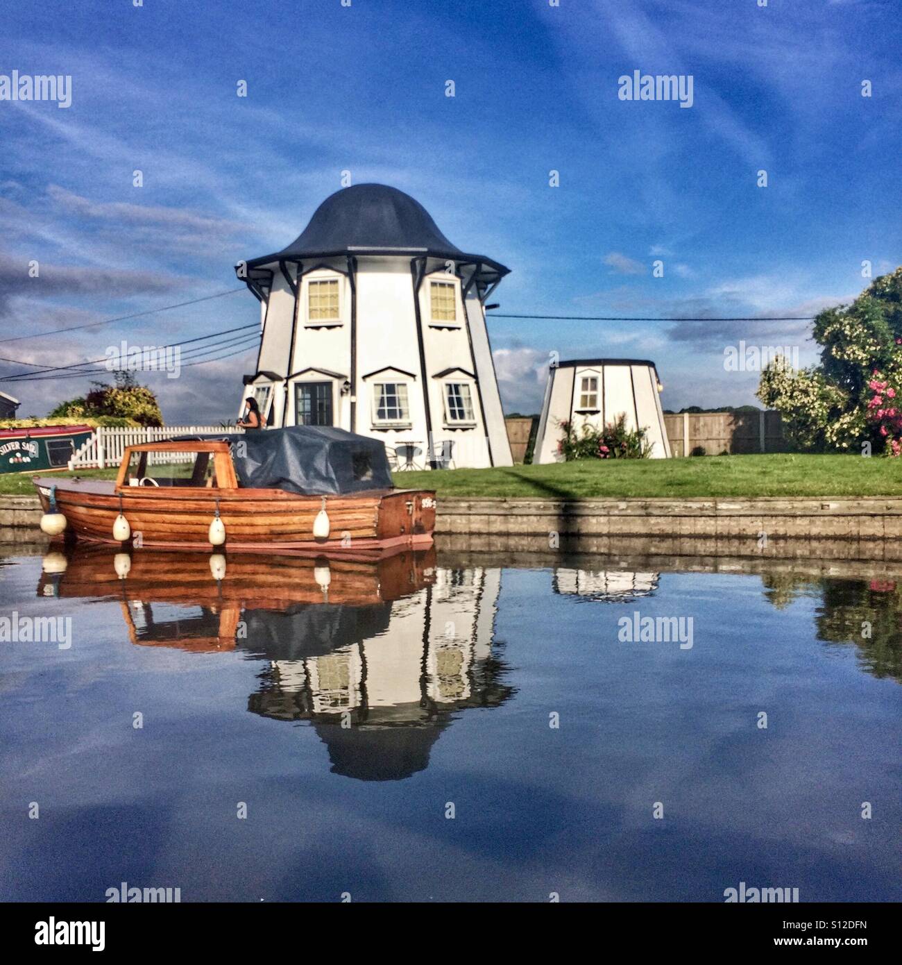 A strange shaped house in Potter Heigham on the Norfolk Broads in ...