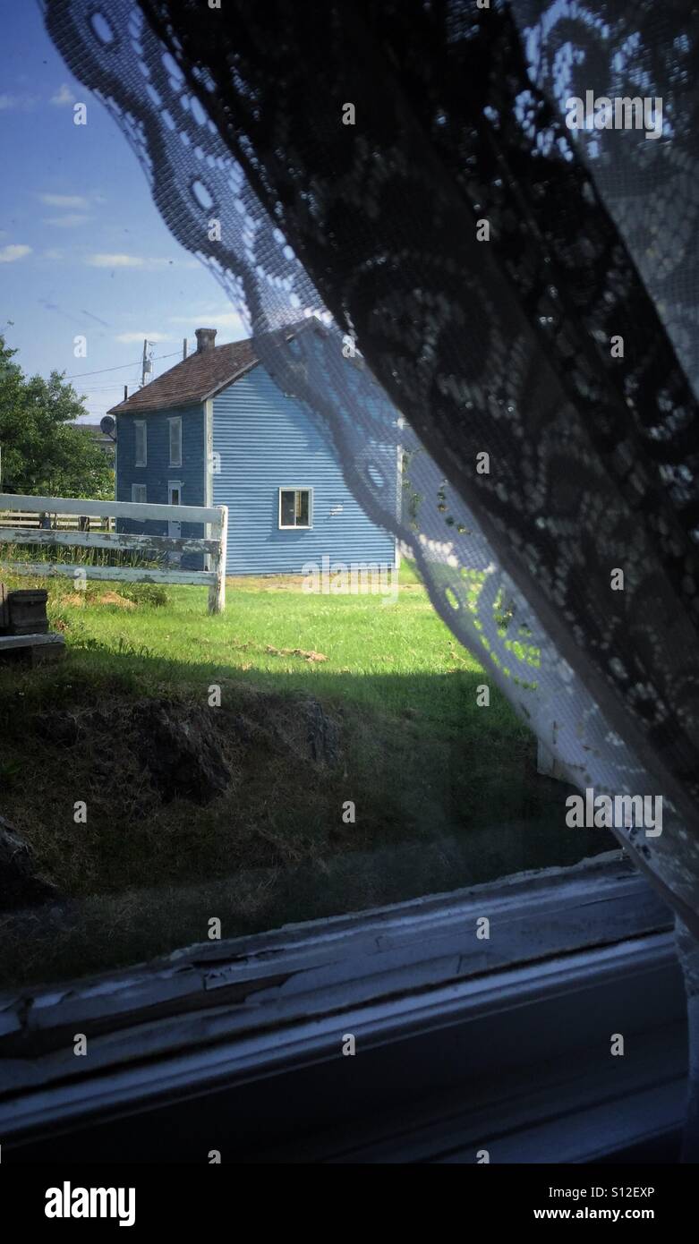 A peek through the window Stock Photo - Alamy