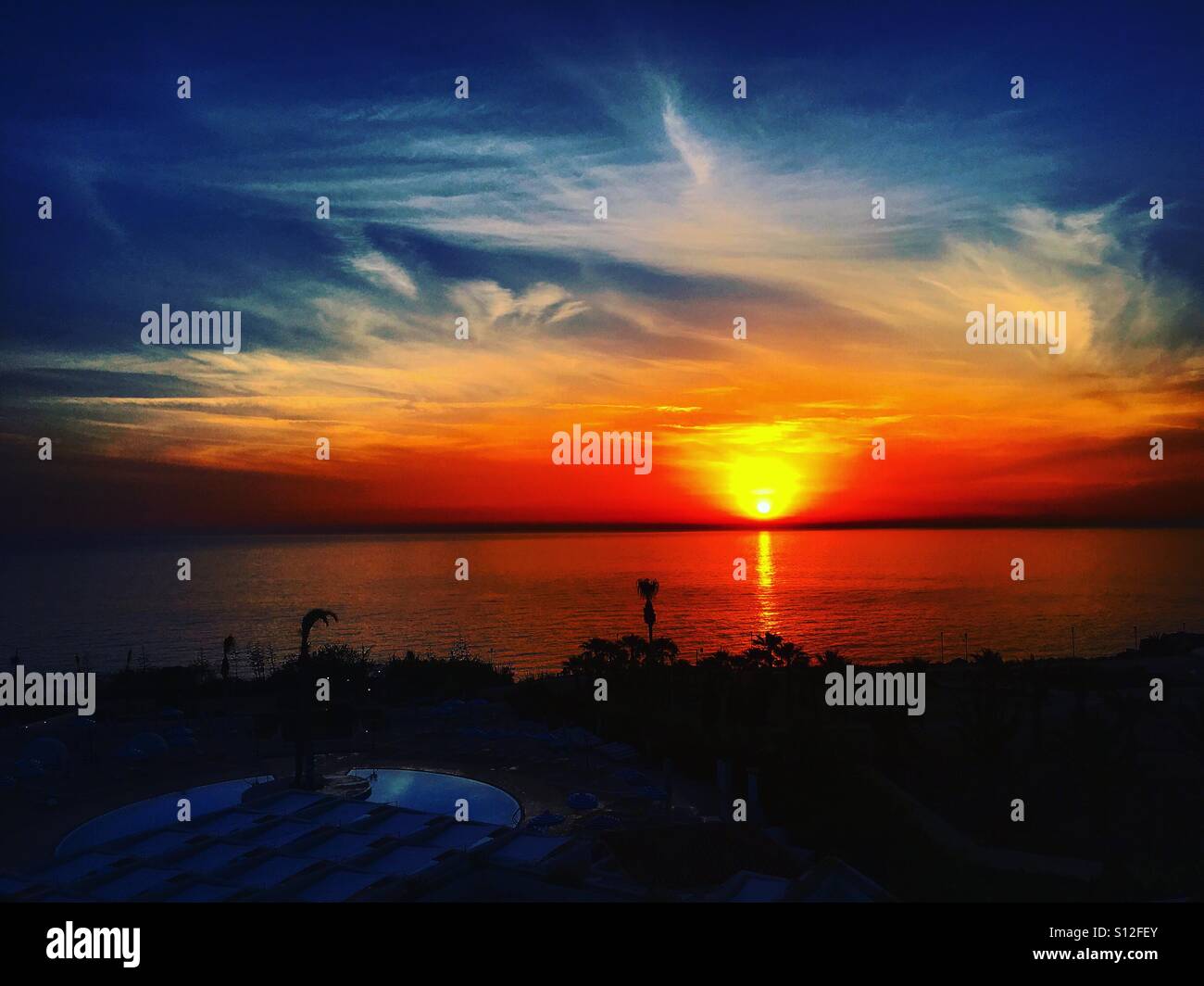 summer sunset in Cyprus island Stock Photo - Alamy
