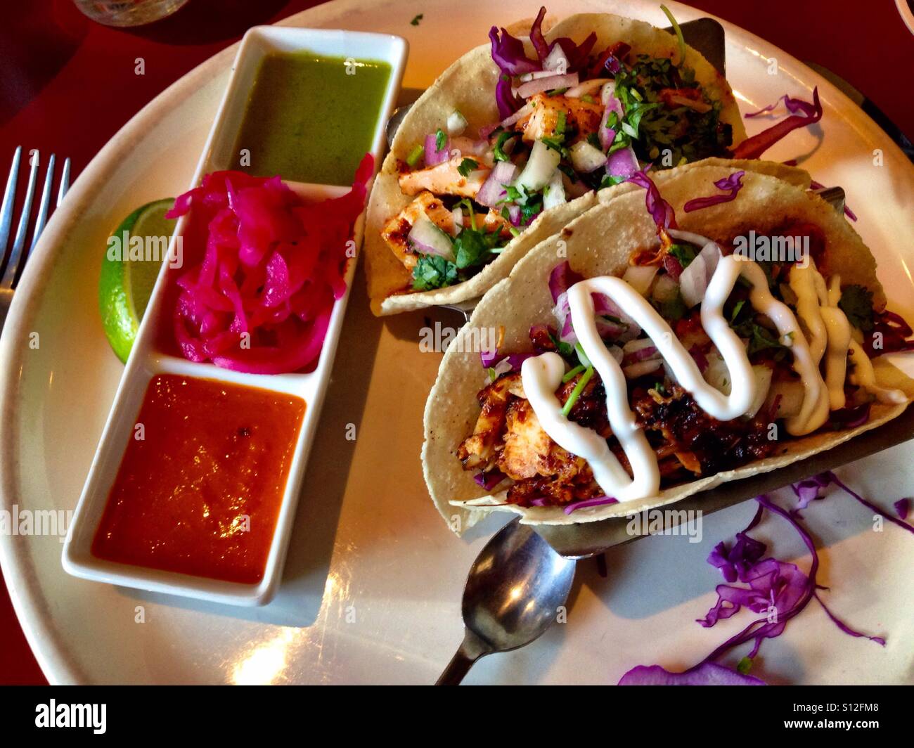 Tacos sauce hi-res stock photography and images - Alamy