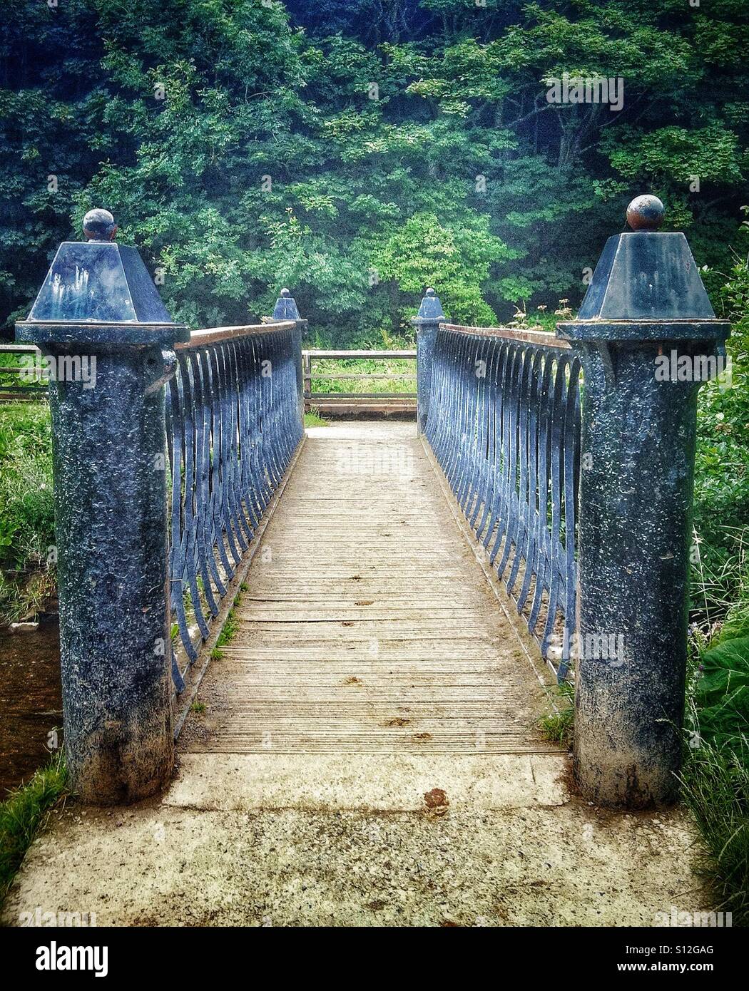 Victorian wooden bridge hi-res stock photography and images - Alamy