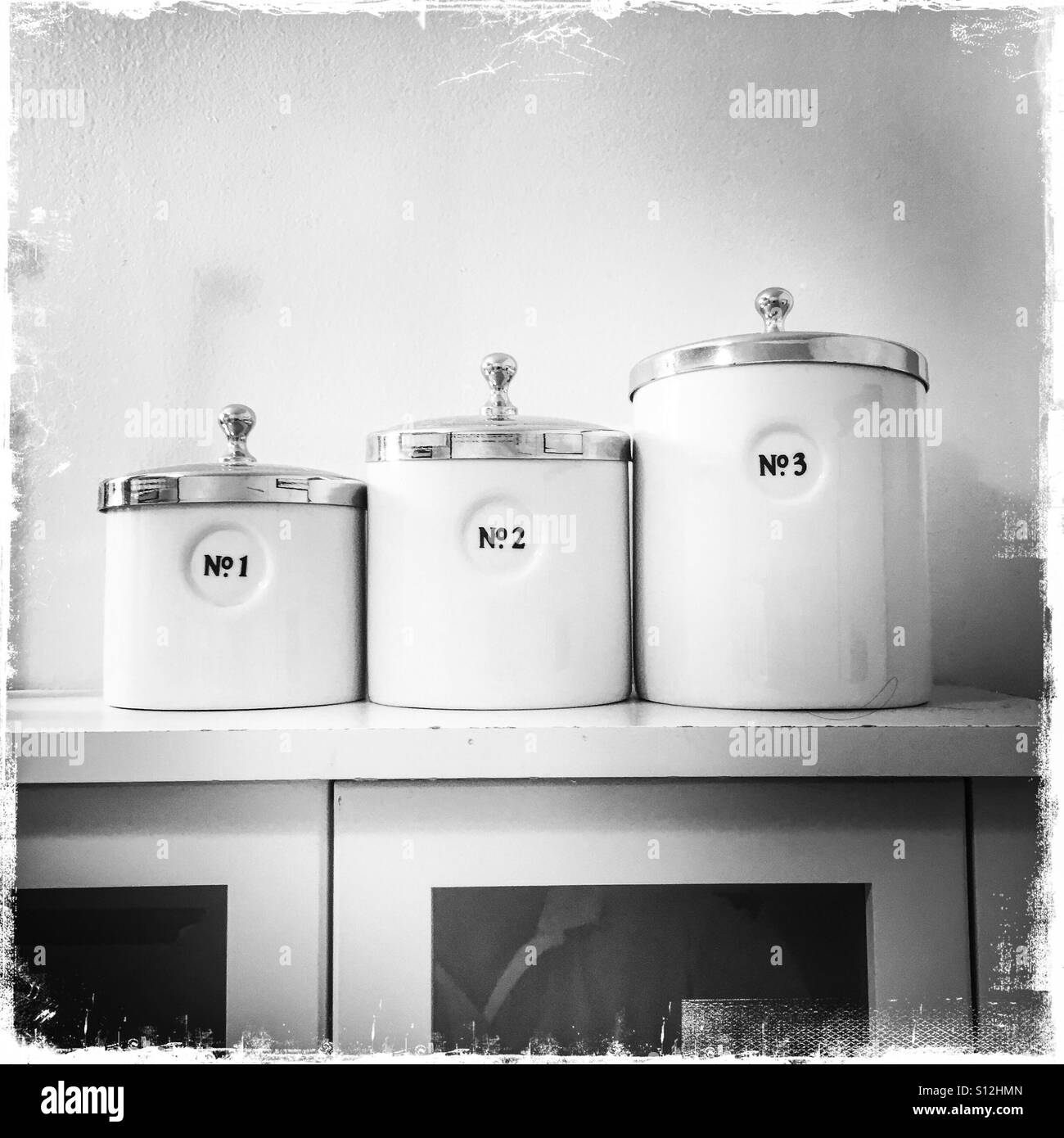 Numbered containers Black and White Stock Photos & Images - Alamy