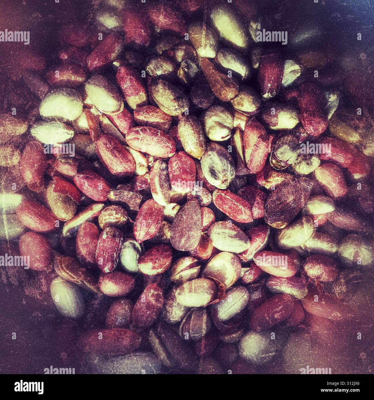 Mixed nuts, including peanuts, almonds Stock Photo - Alamy