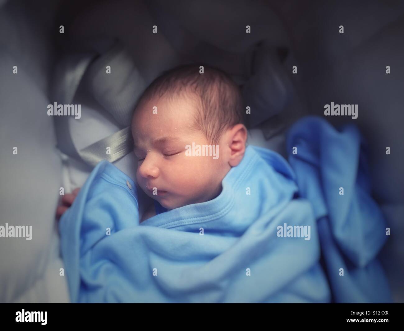 Newborn baby sleeping Stock Photo - Alamy