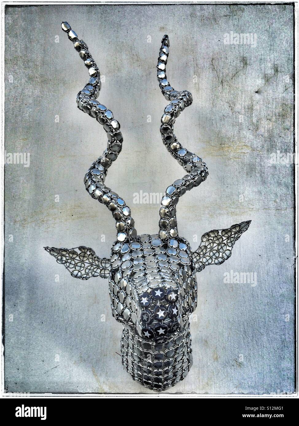 Kudu wall art Stock Photo - Alamy
