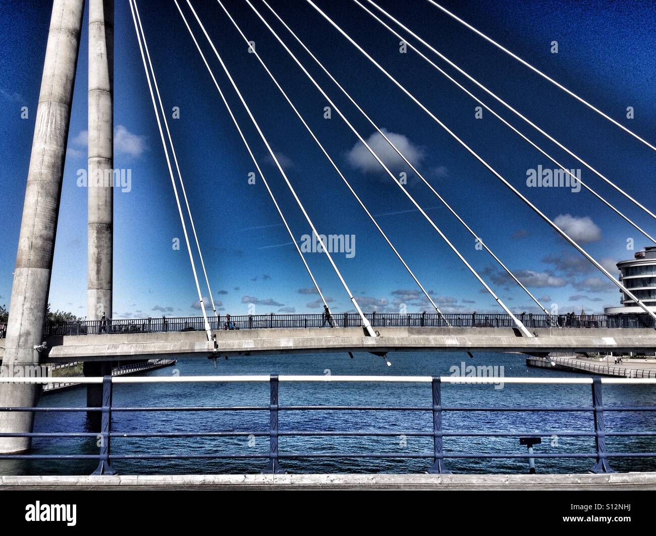 Marine way bridge southport bridge hi-res stock photography and images ...