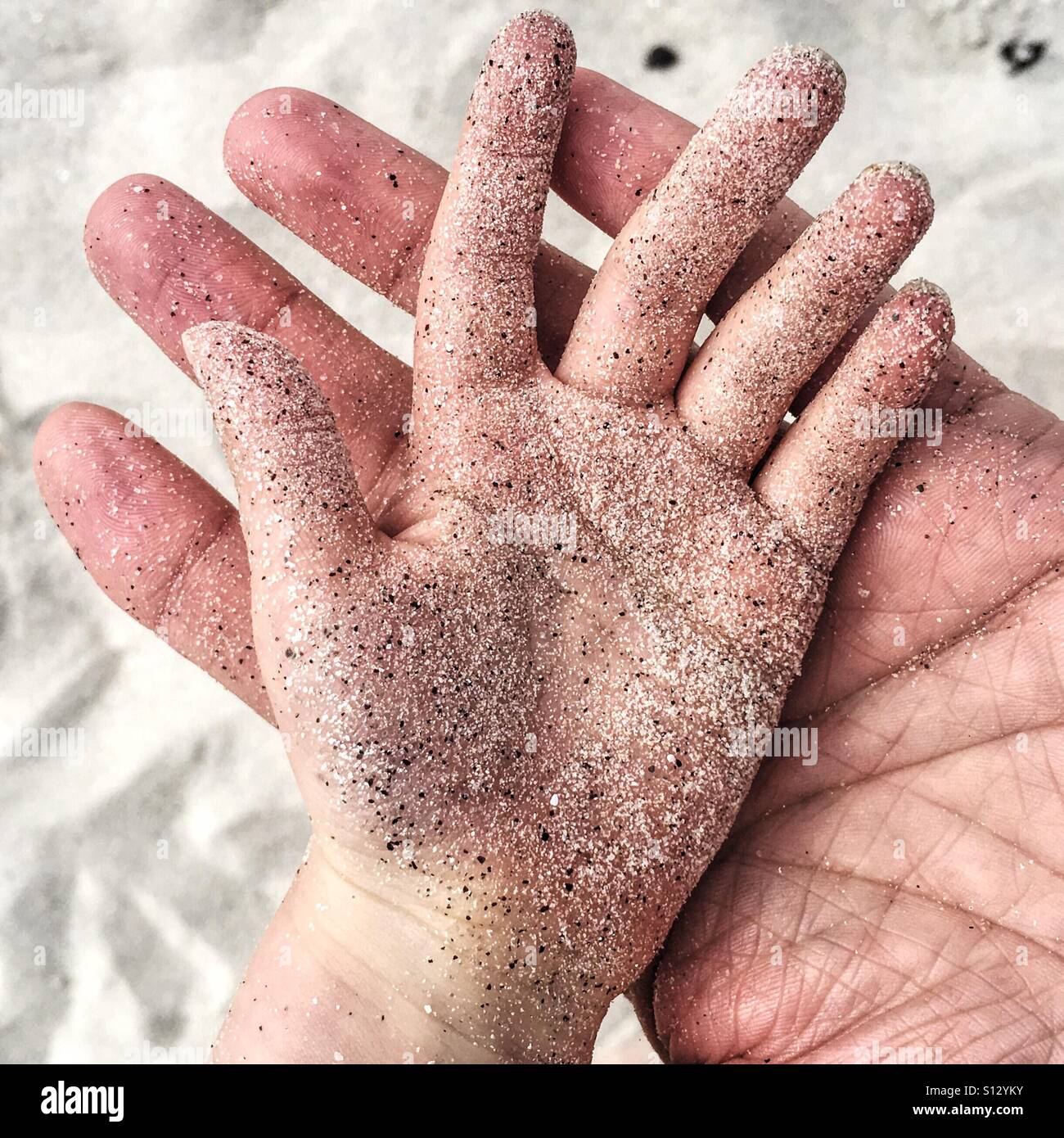 Sandy fingers hi-res stock photography and images - Alamy