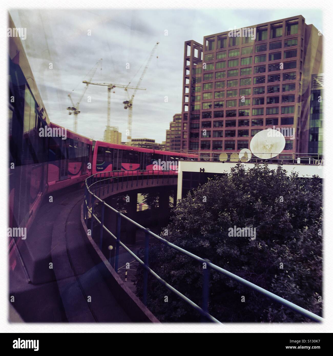 Dlr track hi-res stock photography and images - Alamy