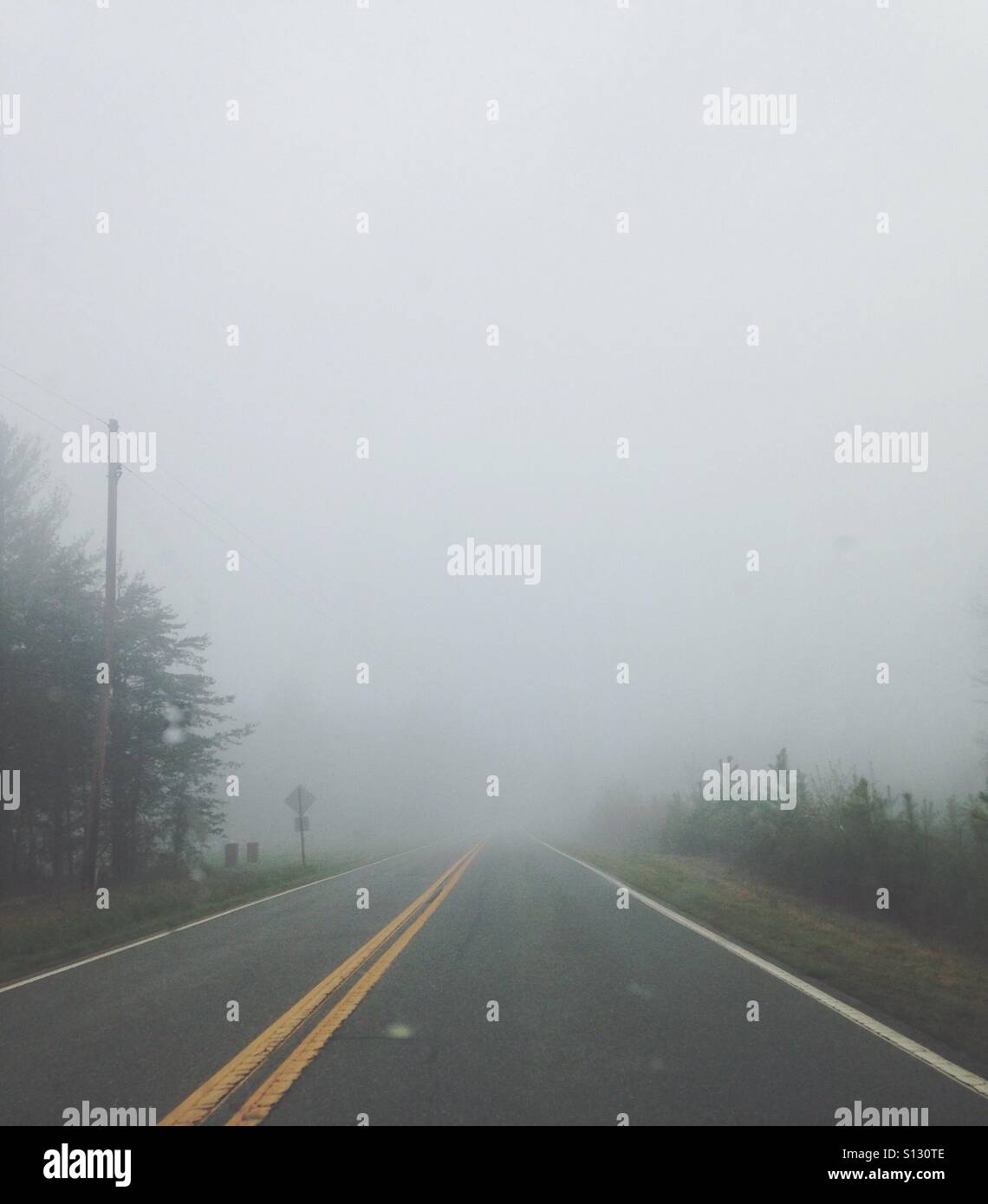 A foggy day Stock Photo - Alamy