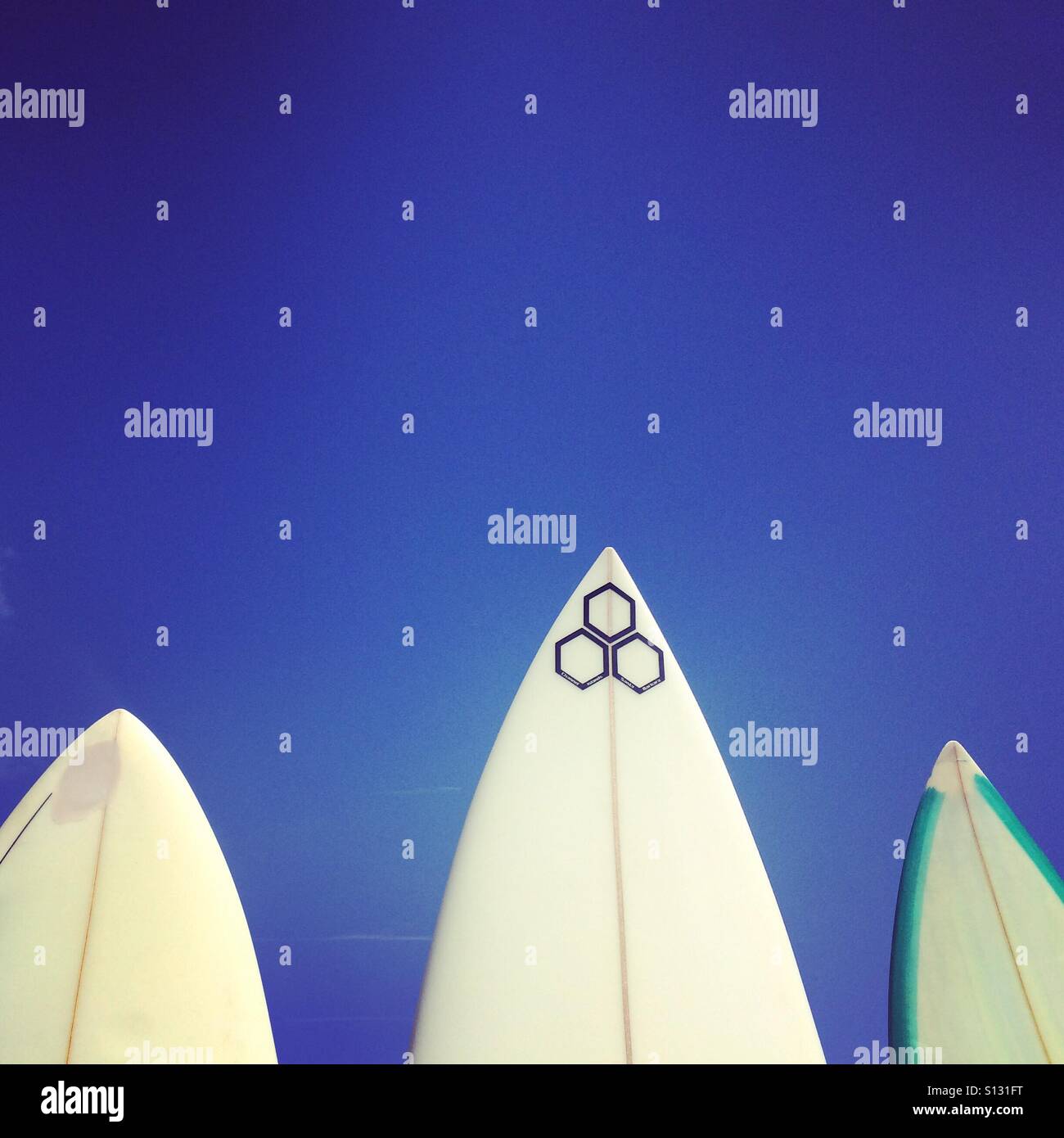 3 surf boards hi-res stock photography and images - Alamy