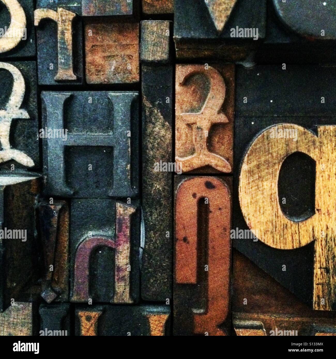 Typographic printing hi-res stock photography and images - Alamy