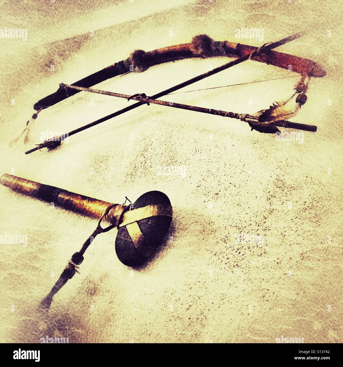 Native american bow and arrow hi-res stock photography and images - Alamy