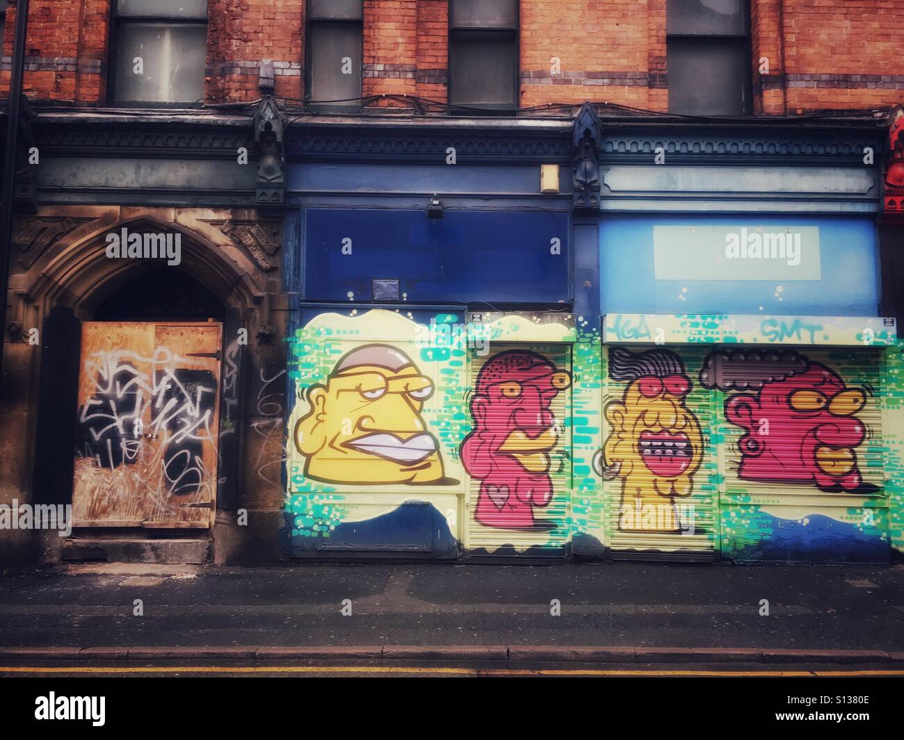 Graffiti in Manchester UK Stock Photo - Alamy