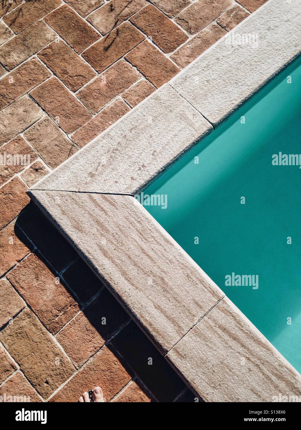 Corner swimming pool hi-res stock photography and images - Alamy