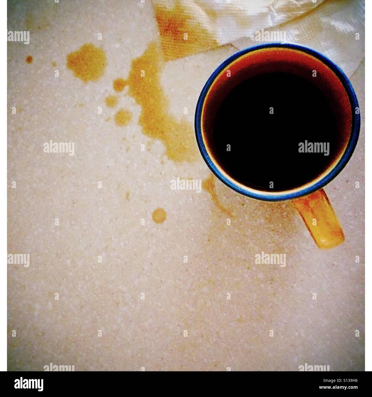 Coffee mess hi-res stock photography and images - Alamy