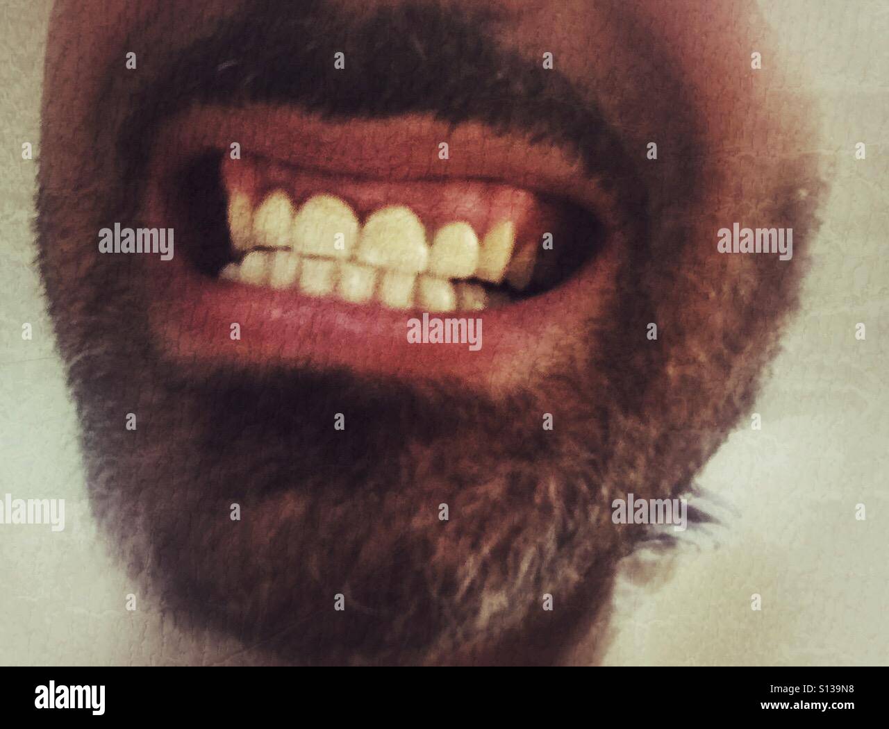 Bearded teeth hi-res stock photography and images - Alamy