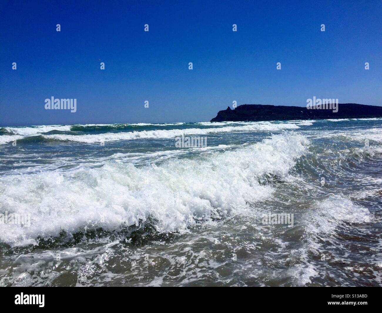 Cagliari poetto beach hi-res stock photography and images - Alamy